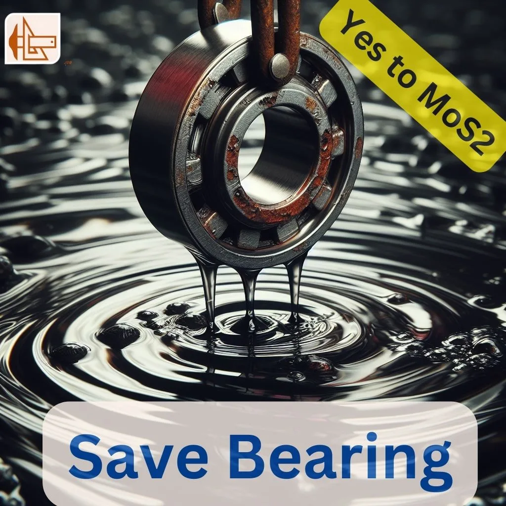 Bearing survival due to bad lubricant - MoS2 is a game changer - Hardai ...